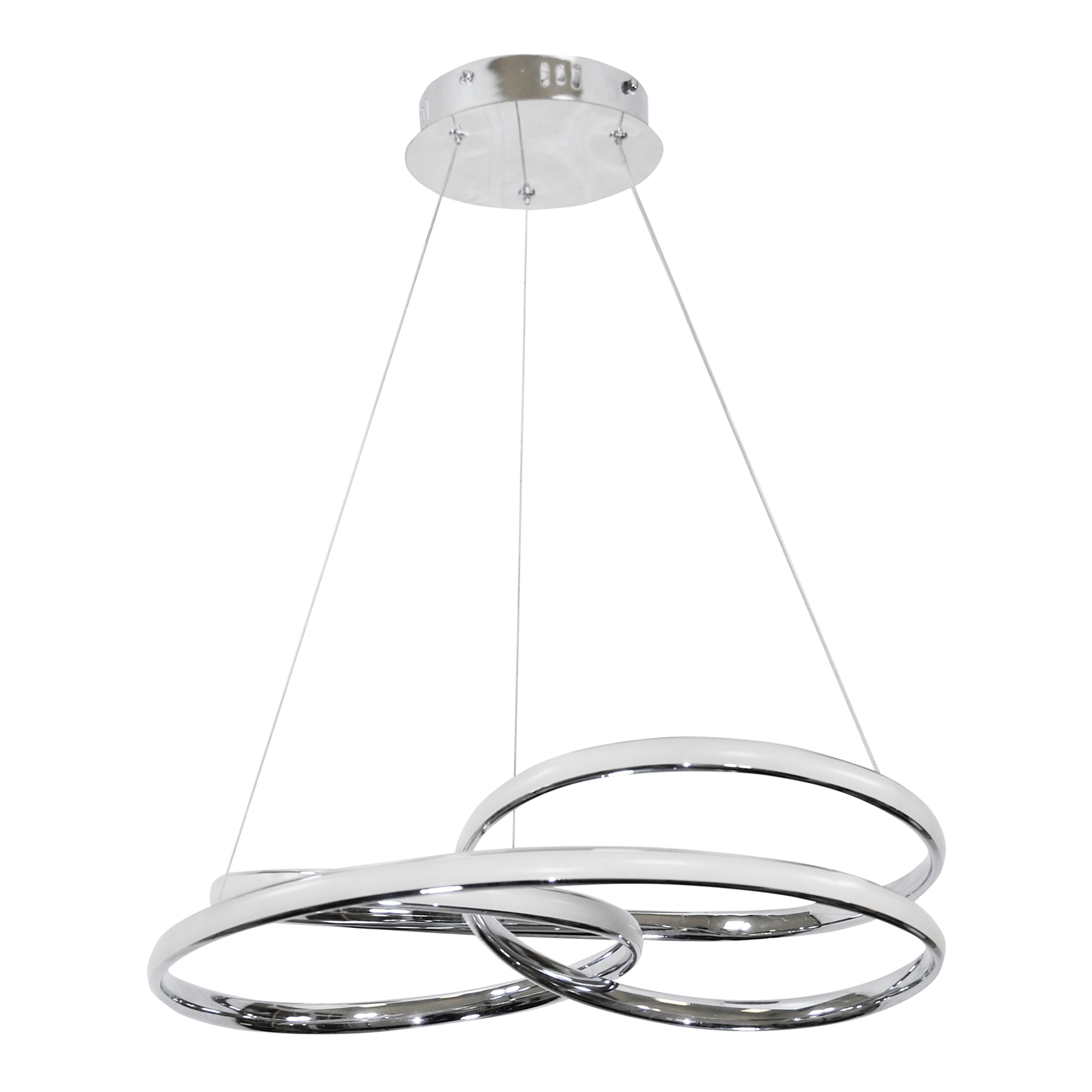 Luster na lanku LED chróm ORBI | agatanabytok.sk